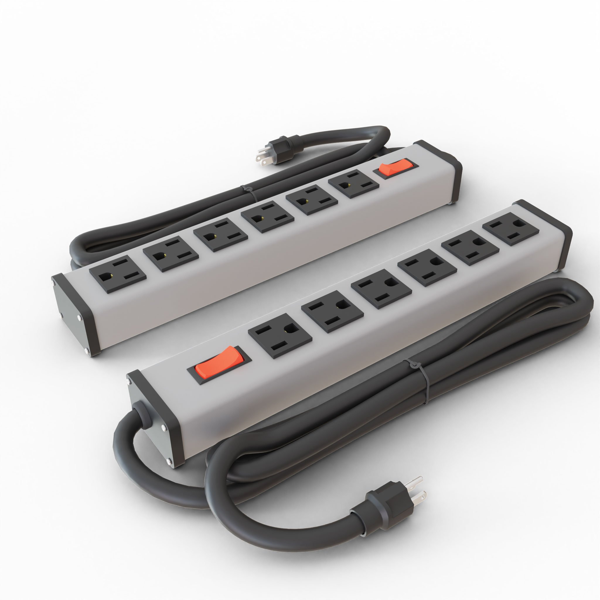 Power strip | Miscellaneous models | BlenderKit