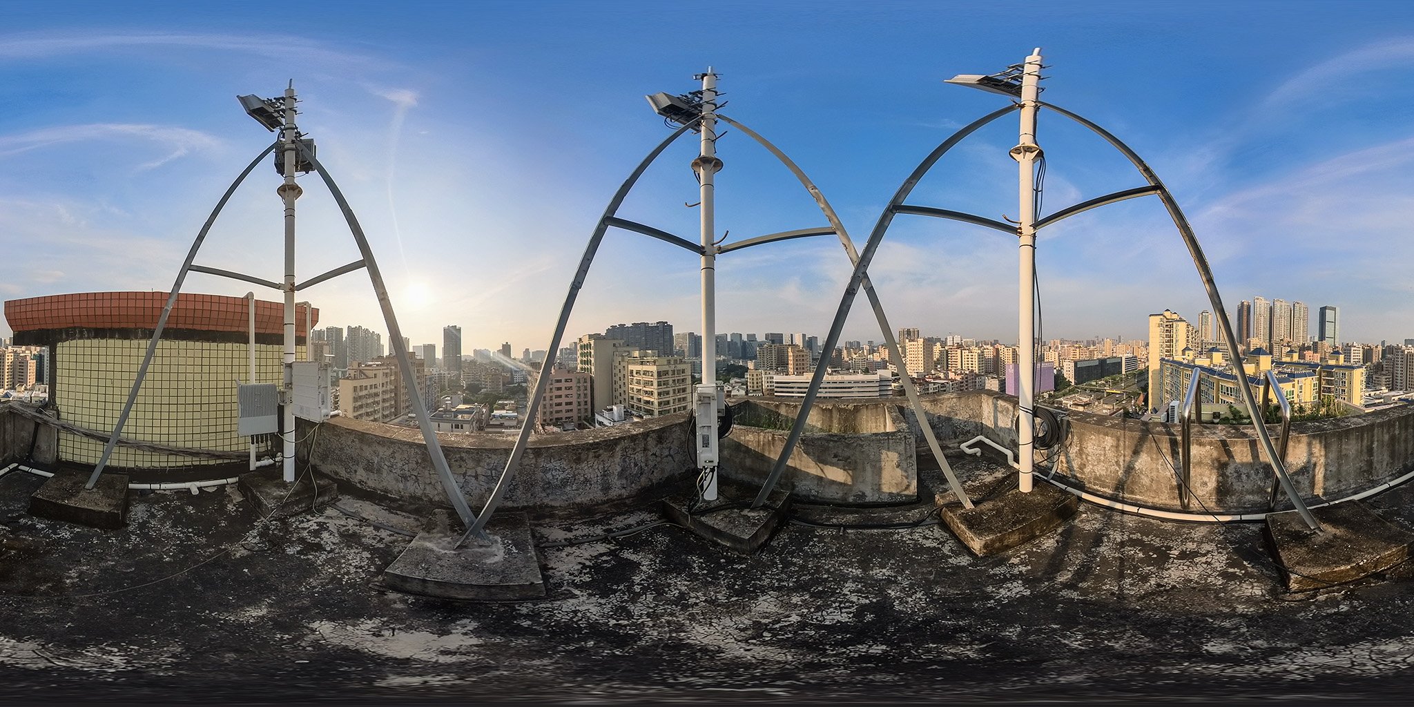 Sunset Tower 16k | FREE Architectural HDRis | BlenderKit