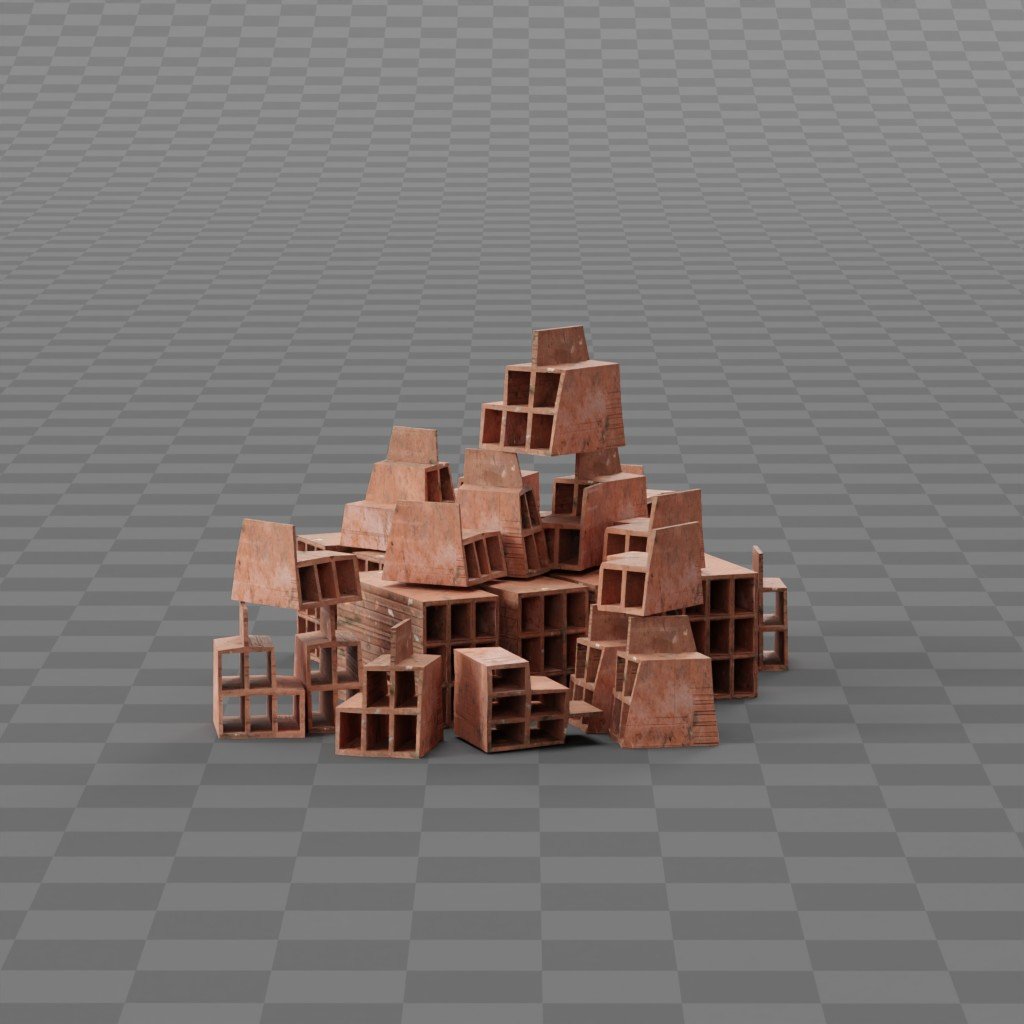 Industrial Bricks | Industrial models | BlenderKit