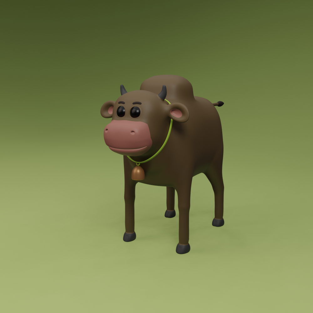 Cow Nyogyi | FREE Animals models | BlenderKit