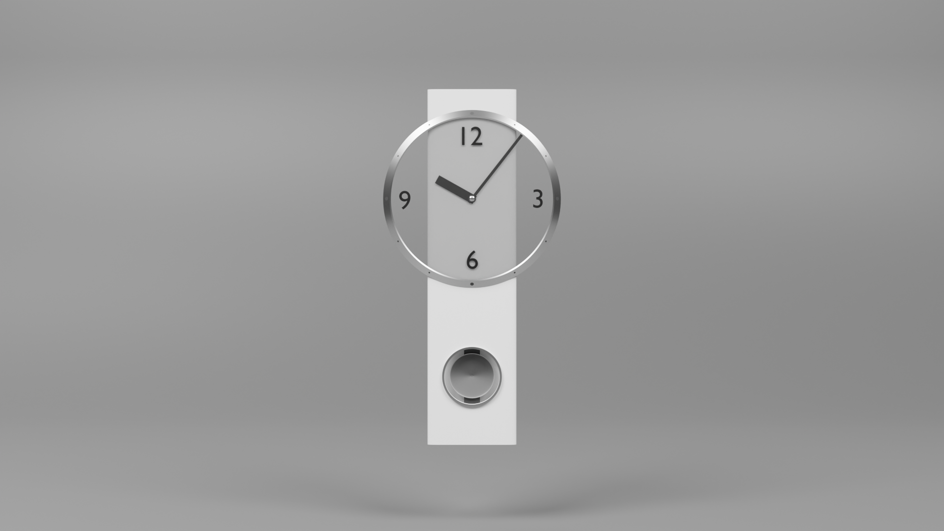 Modern Pendulum Clock | Clocks models | BlenderKit