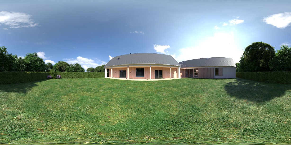 Garden Summer Day | Nature HDRis | BlenderKit