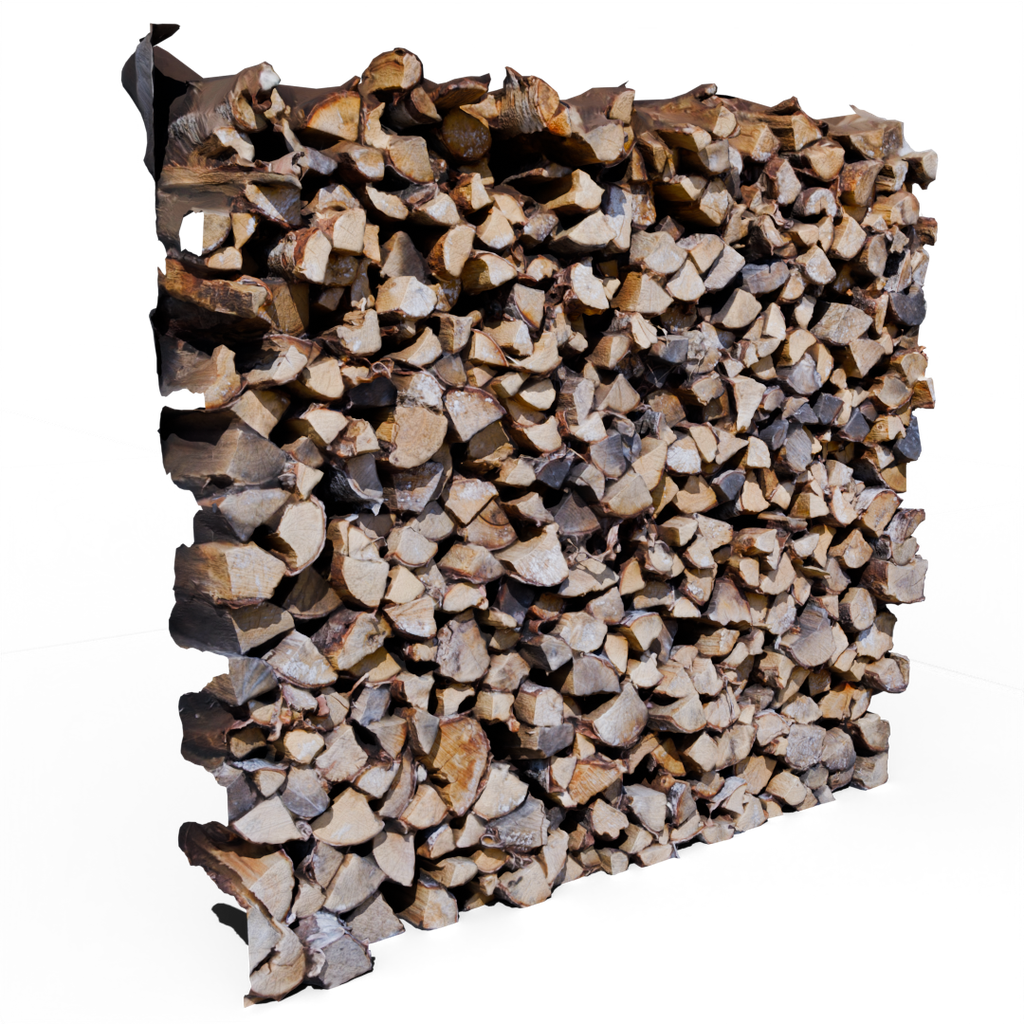 Stacked Wood Log Wall | FREE Exterior Elements models | BlenderKit