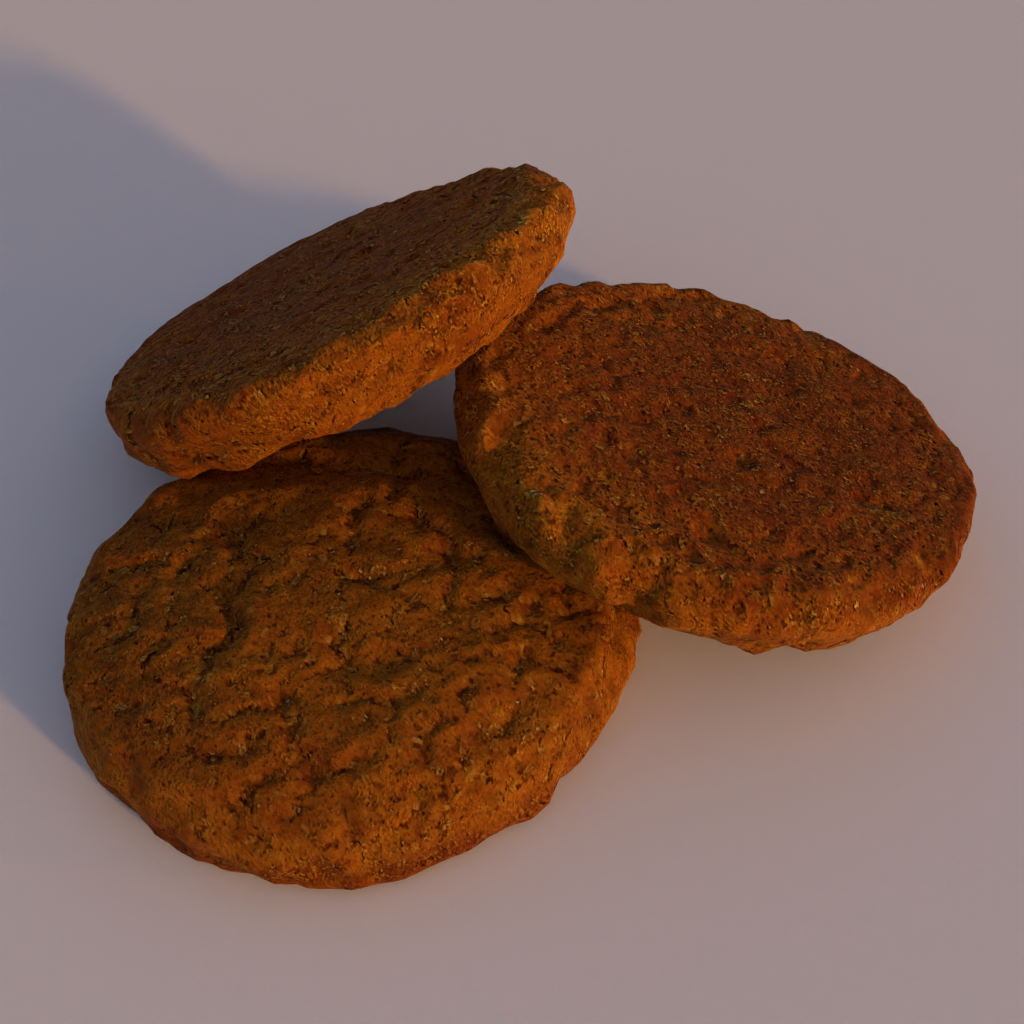 Ginger Cookies | FREE Sweets / Desserts models | BlenderKit