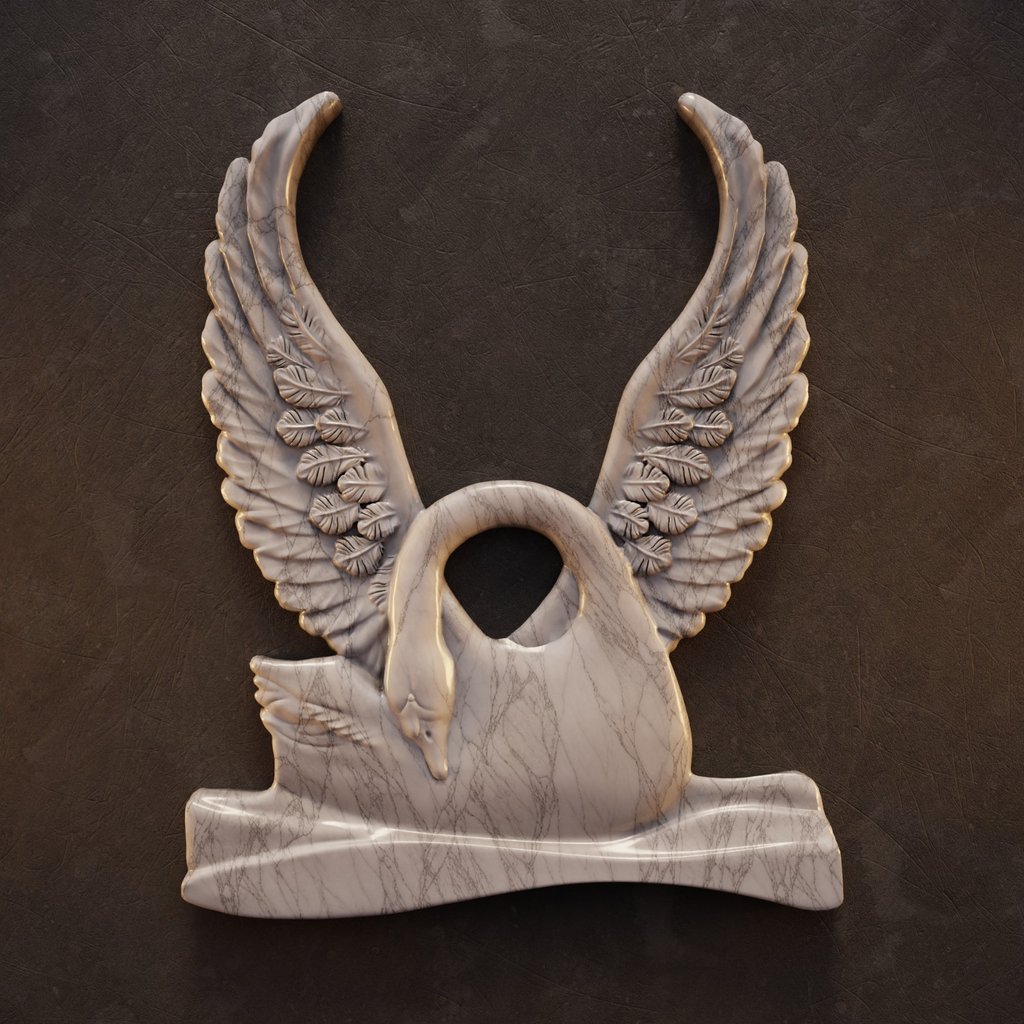 Swan | Interior Sculptures models | BlenderKit