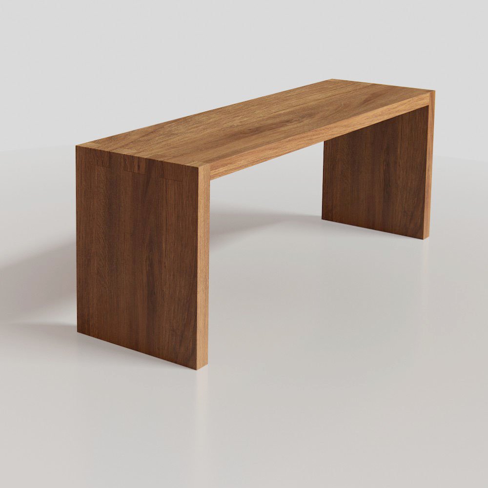 Rustic wood desk | FREE Office Furniture models | BlenderKit