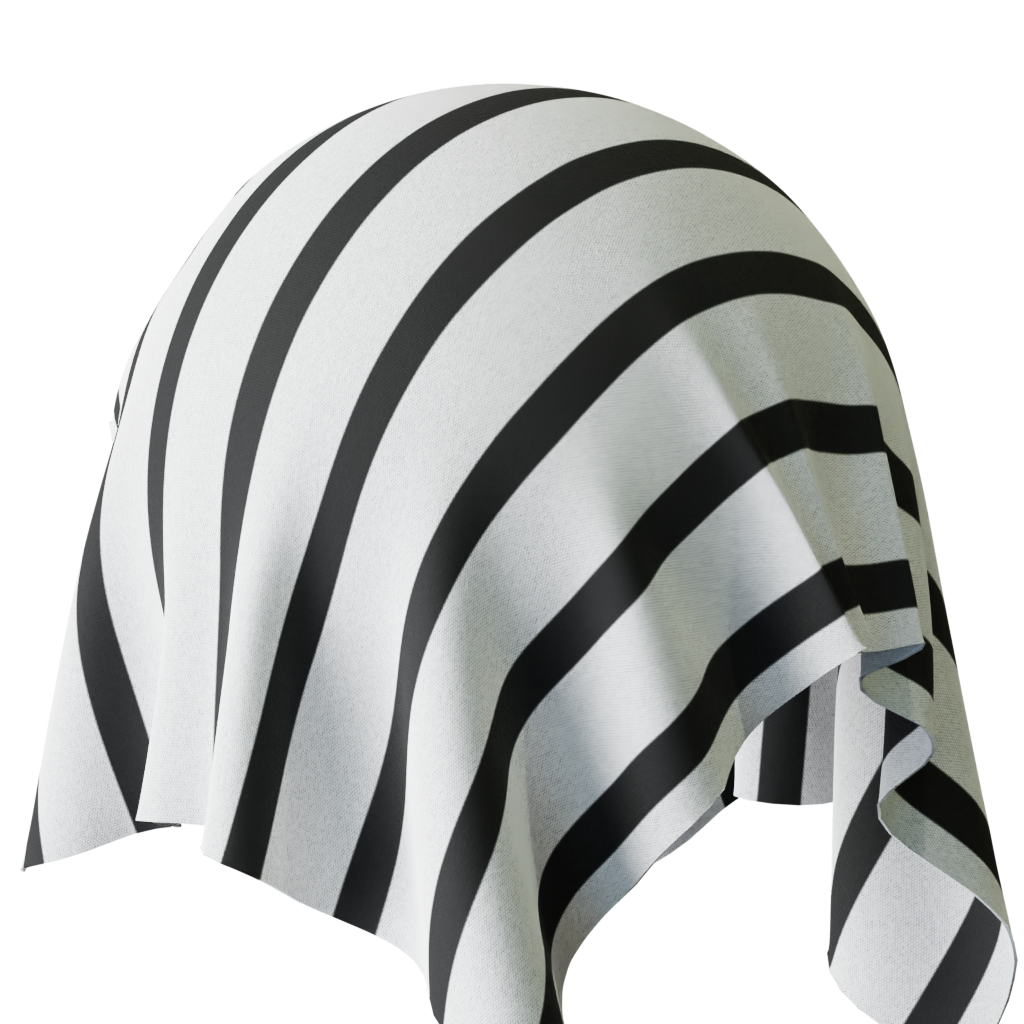 White thick strip fabric | FREE fabric materials | BlenderKit