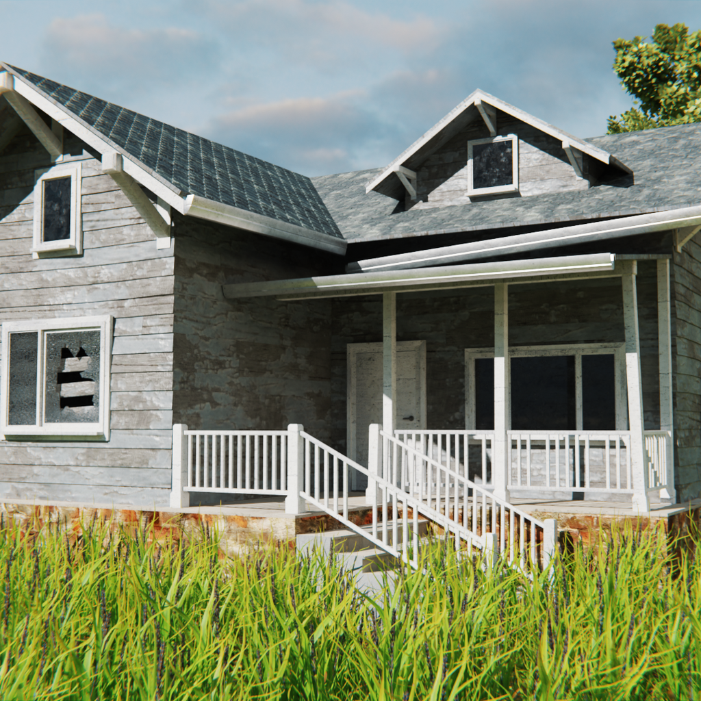 BlenderKit | Download the FREE Old cabin model