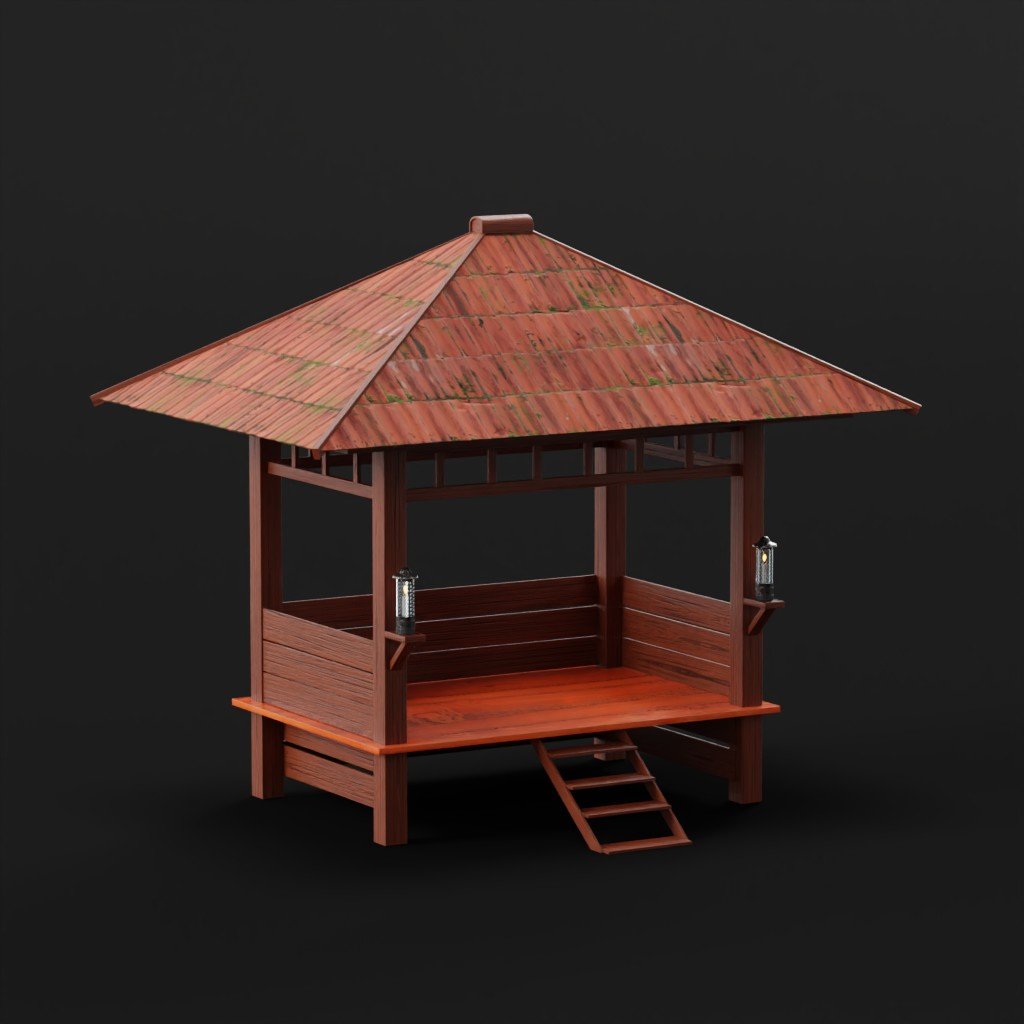 Gazebo | Buildings models | BlenderKit