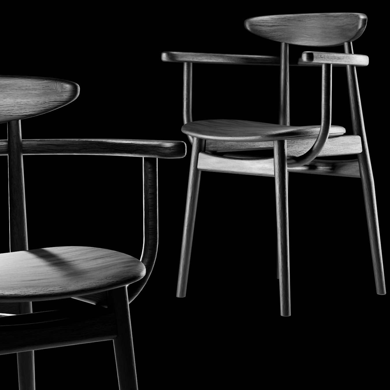 Teo Dining Chair | Sitting Chairs models | BlenderKit