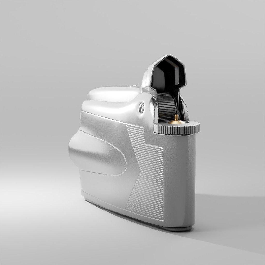 Vintage Lighter Ronson Varaflame | 3D Miscellaneous models | BlenderKit