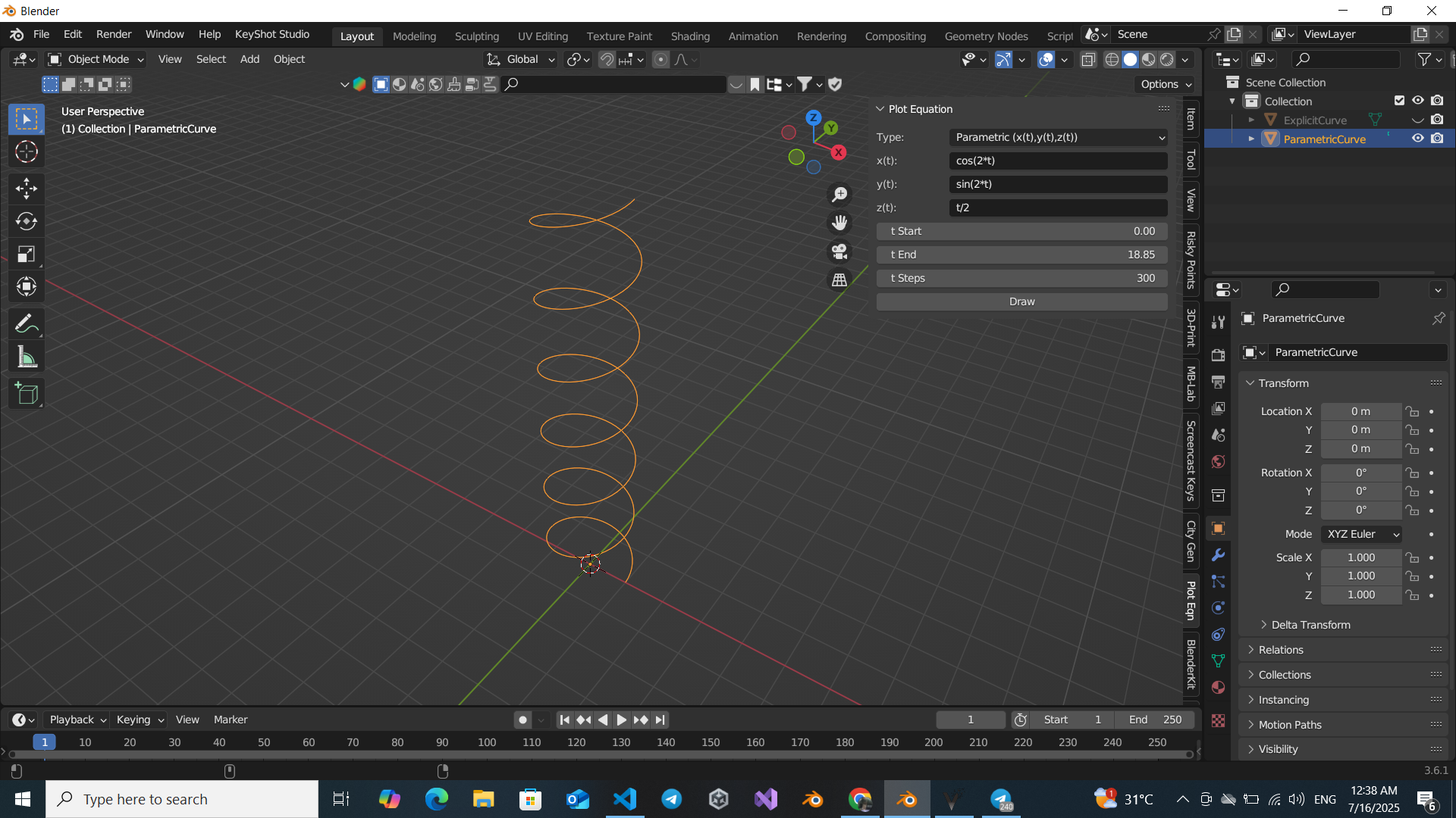 Advanced Plot Equation | BlenderKit