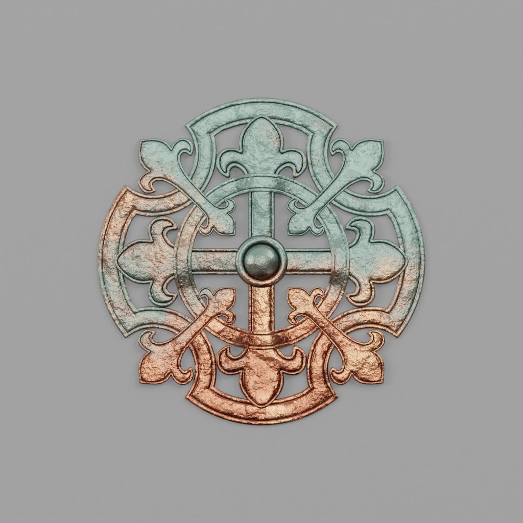 Copper Symbol 4 | Miscellaneous models | BlenderKit
