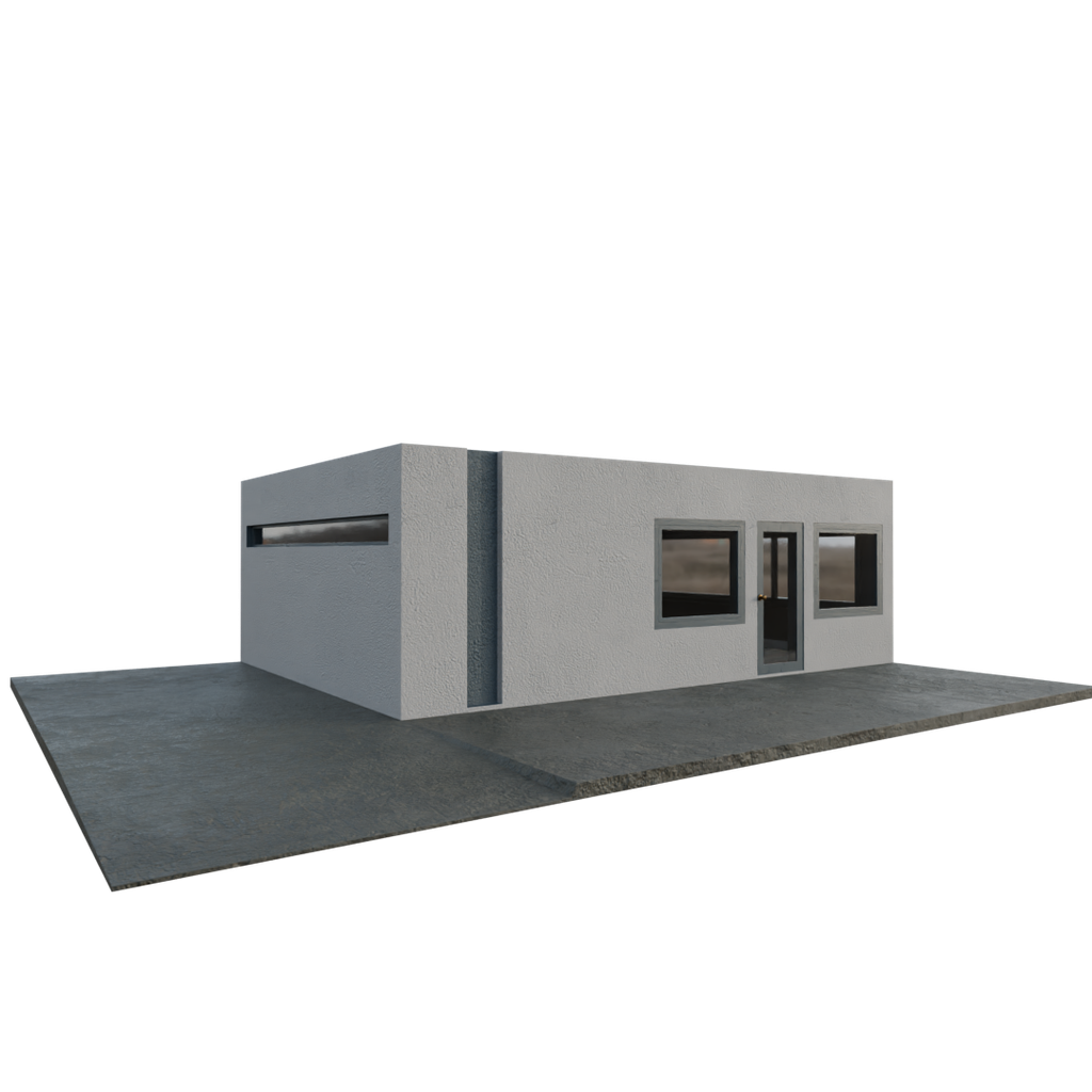 Studio House 6 | FREE Private Buildings models | BlenderKit