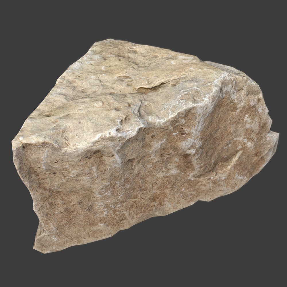 Limestone Boulder | Environment Elements models | BlenderKit