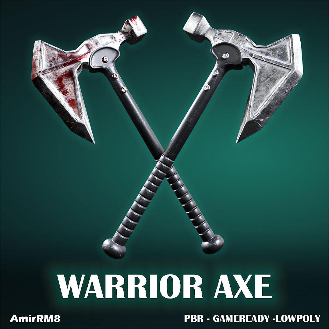 Warrior AXE | Historical Weapons models | BlenderKit