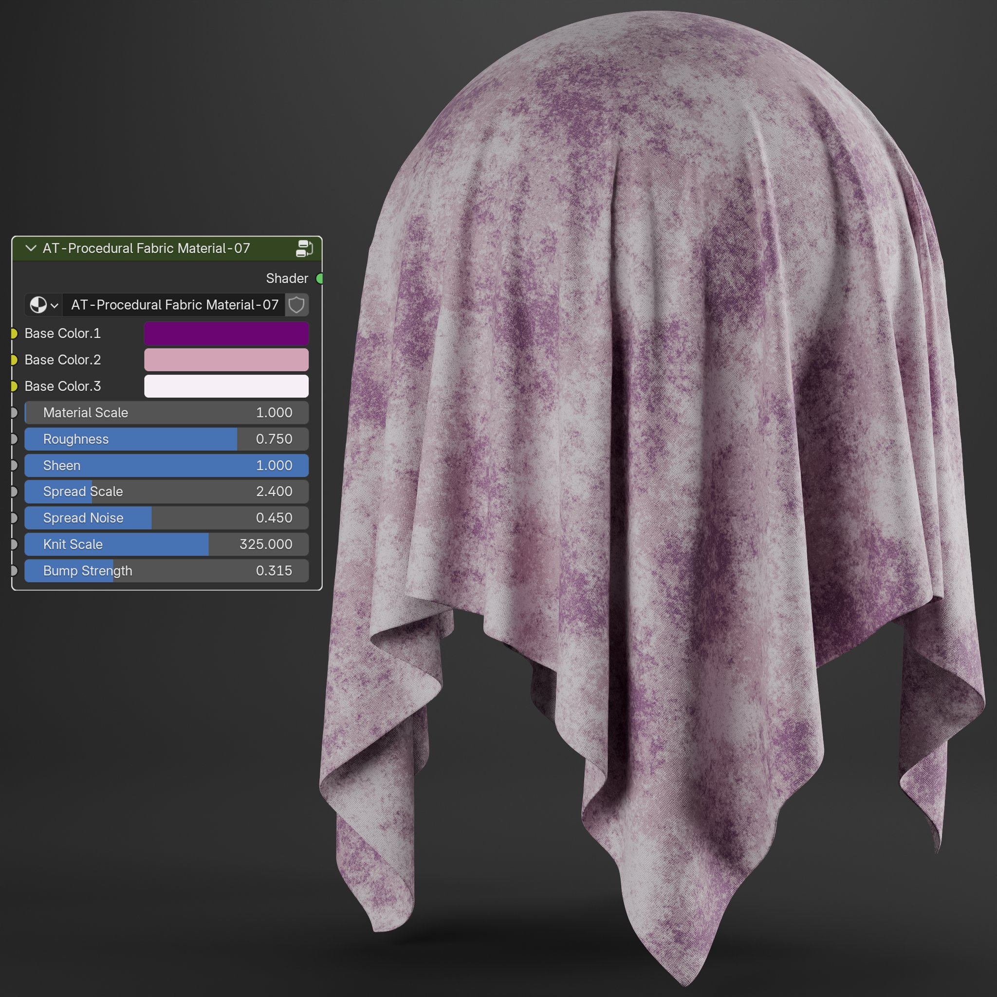 AT-Procedural Fabric Material-07 | FREE fabric materials | BlenderKit