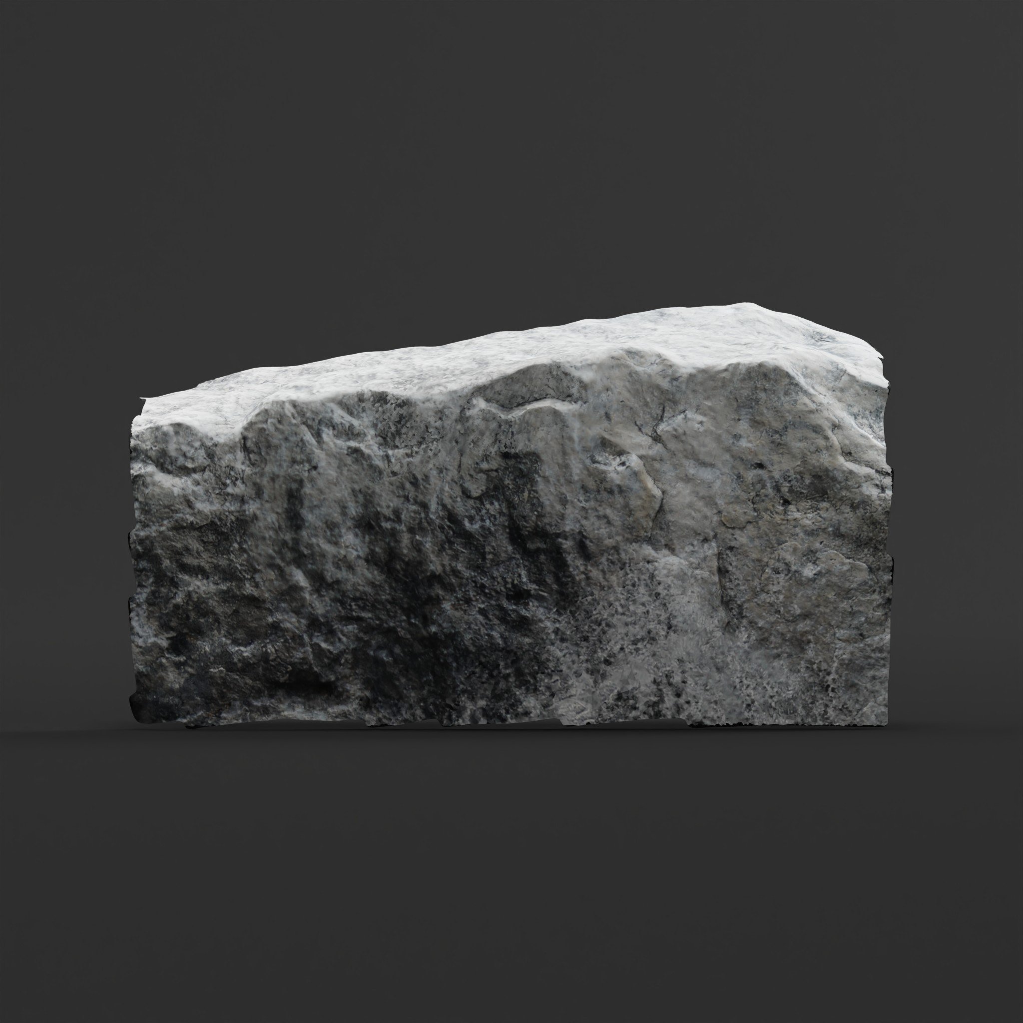 Large Photoscanned Rock 01 | FREE Environment Elements models | BlenderKit