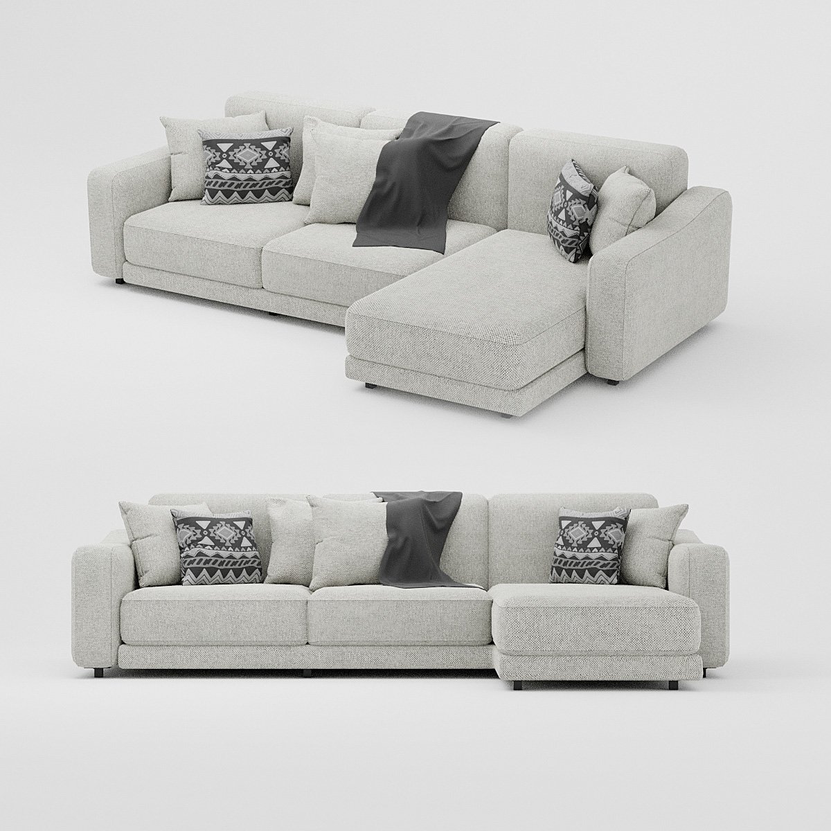 White Sofa | FREE Sofas models | BlenderKit