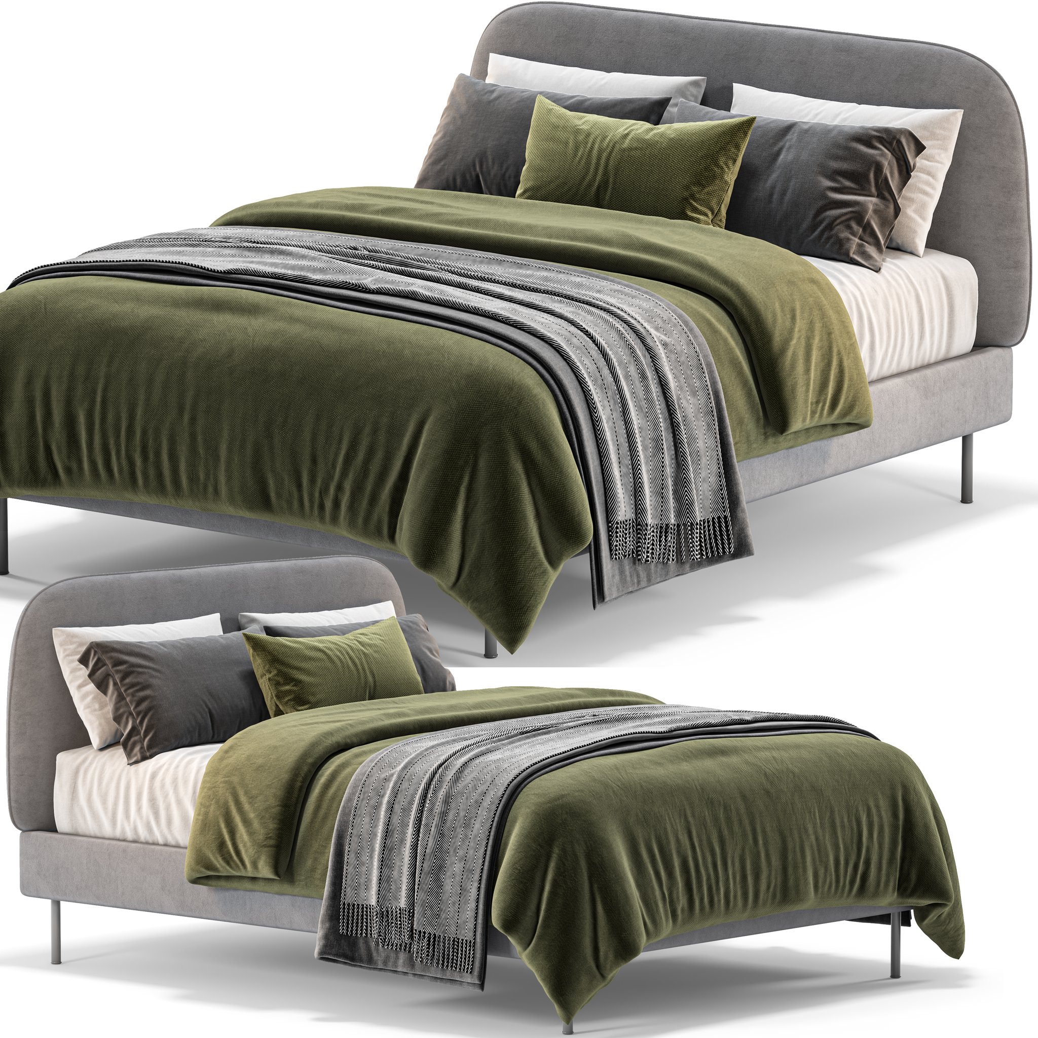 Bed Ikea Wadheim | Beds models | BlenderKit