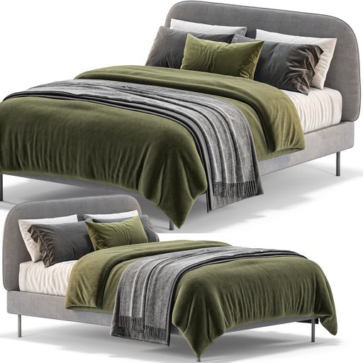 Single person Bed | FREE Beds models | BlenderKit