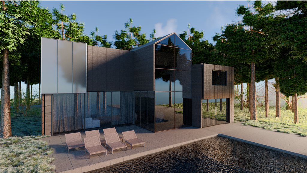 Modern house | FREE Architectural outdoor scenes scenes | BlenderKit