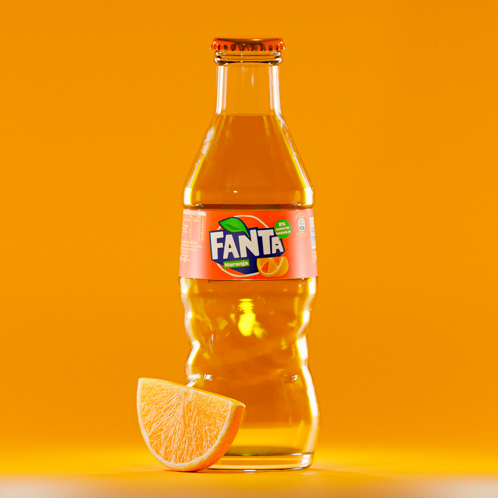 BlenderKit | Download the Fanta scene