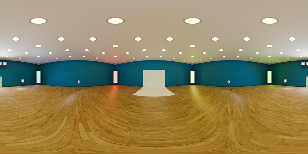 Studio Colored Light HDRI 5 | Studio HDRis | BlenderKit