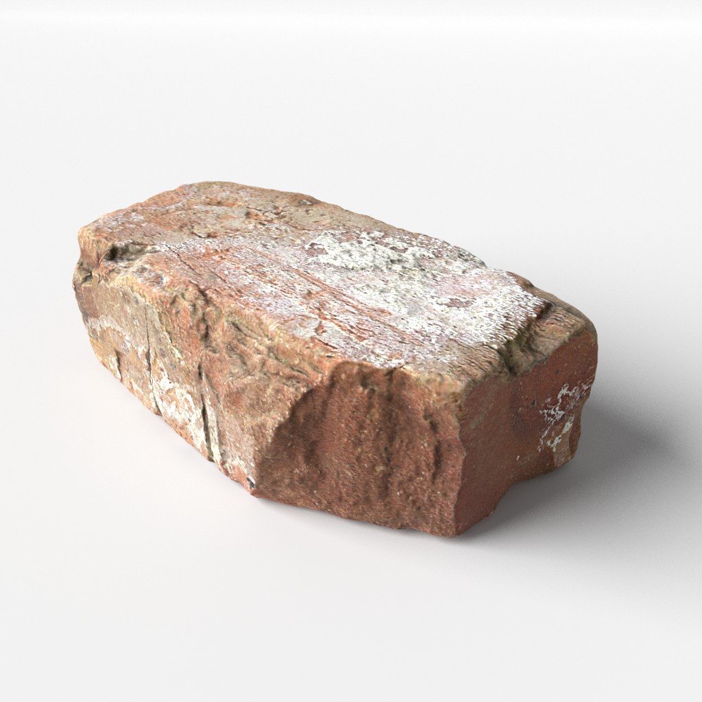Old crushed brick 02 | FREE Exterior Elements models | BlenderKit
