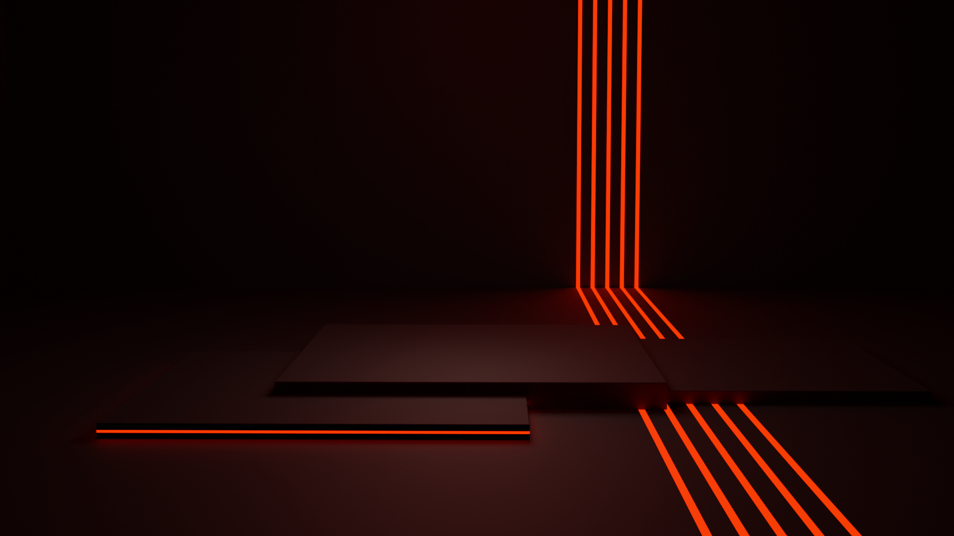 Black red neon Set03 | 3D Product visualization scenes | BlenderKit