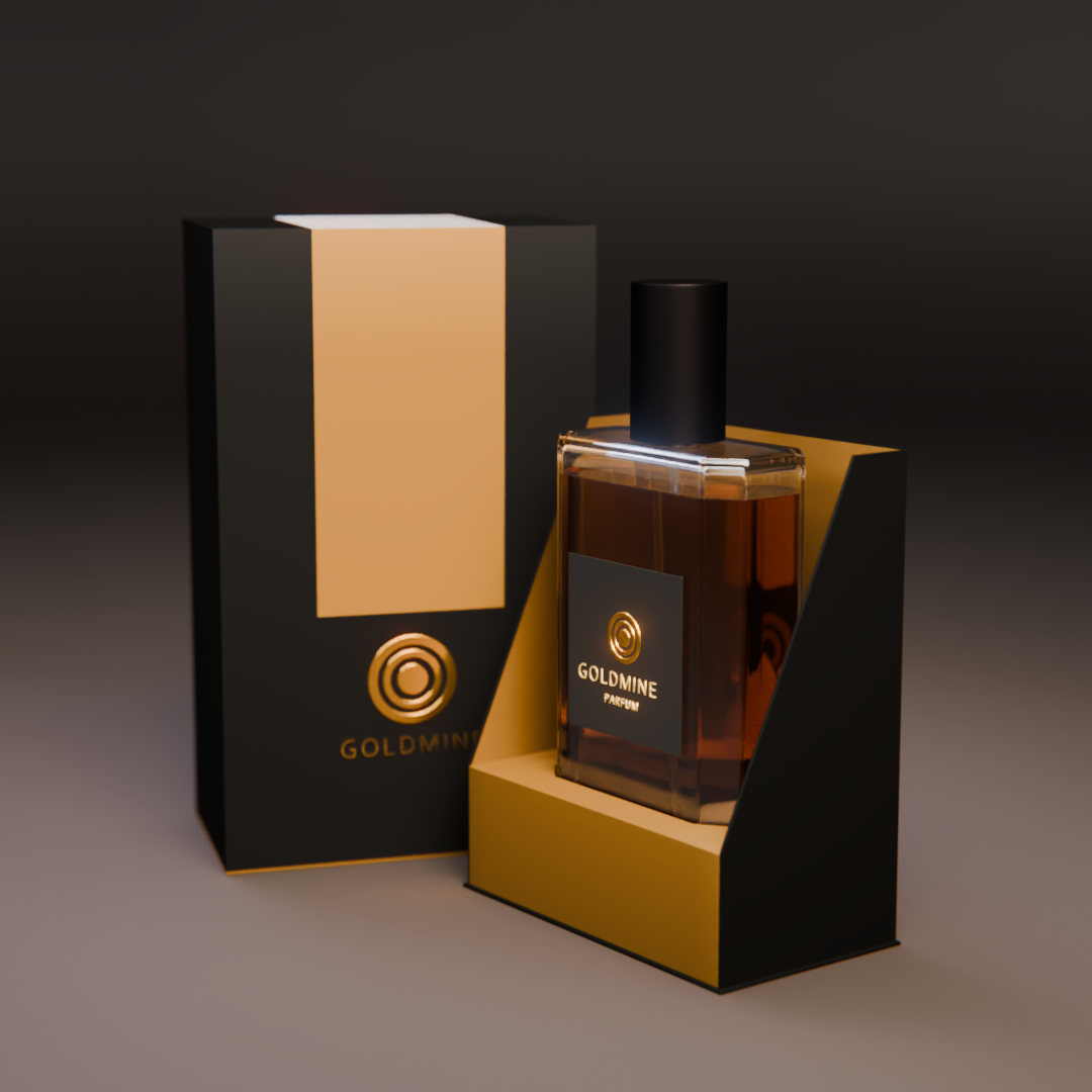 Goldmine Parfum | Interior Decorations models | BlenderKit