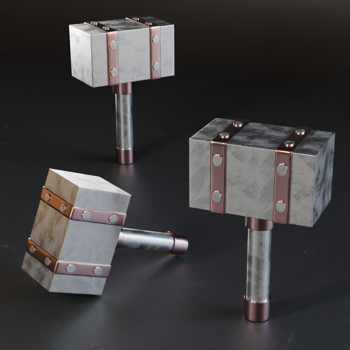 MK BaseMesh mace-27 | Historical Weapons models | BlenderKit