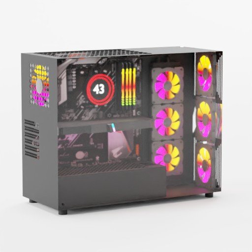 RGBcomputer | FREE Desktops models | BlenderKit