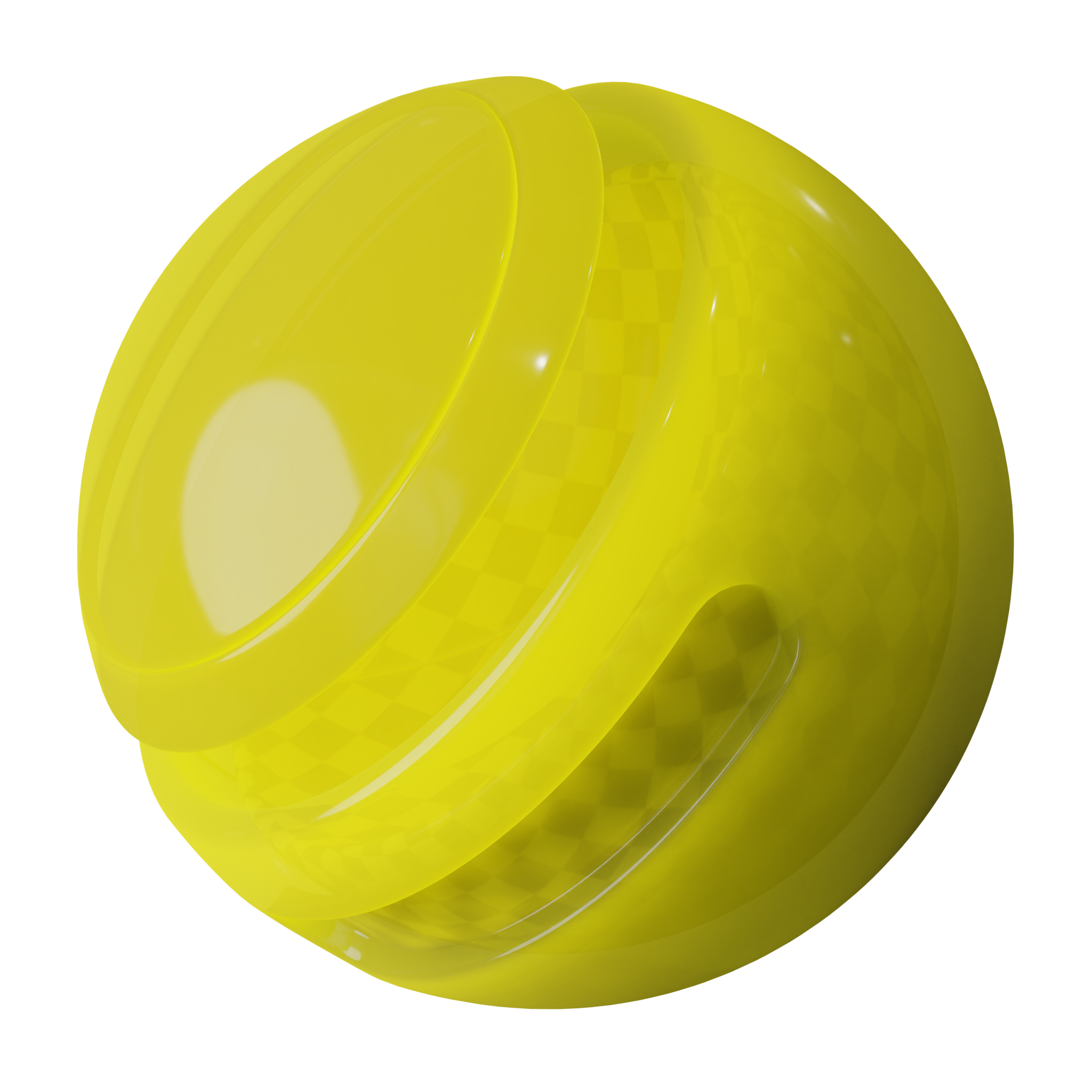 Translucent procedural yellow plastic | FREE plastic materials | BlenderKit