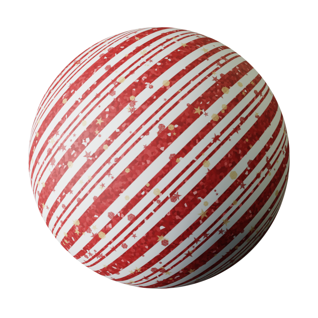 Candy Cane | FREE paper materials | BlenderKit