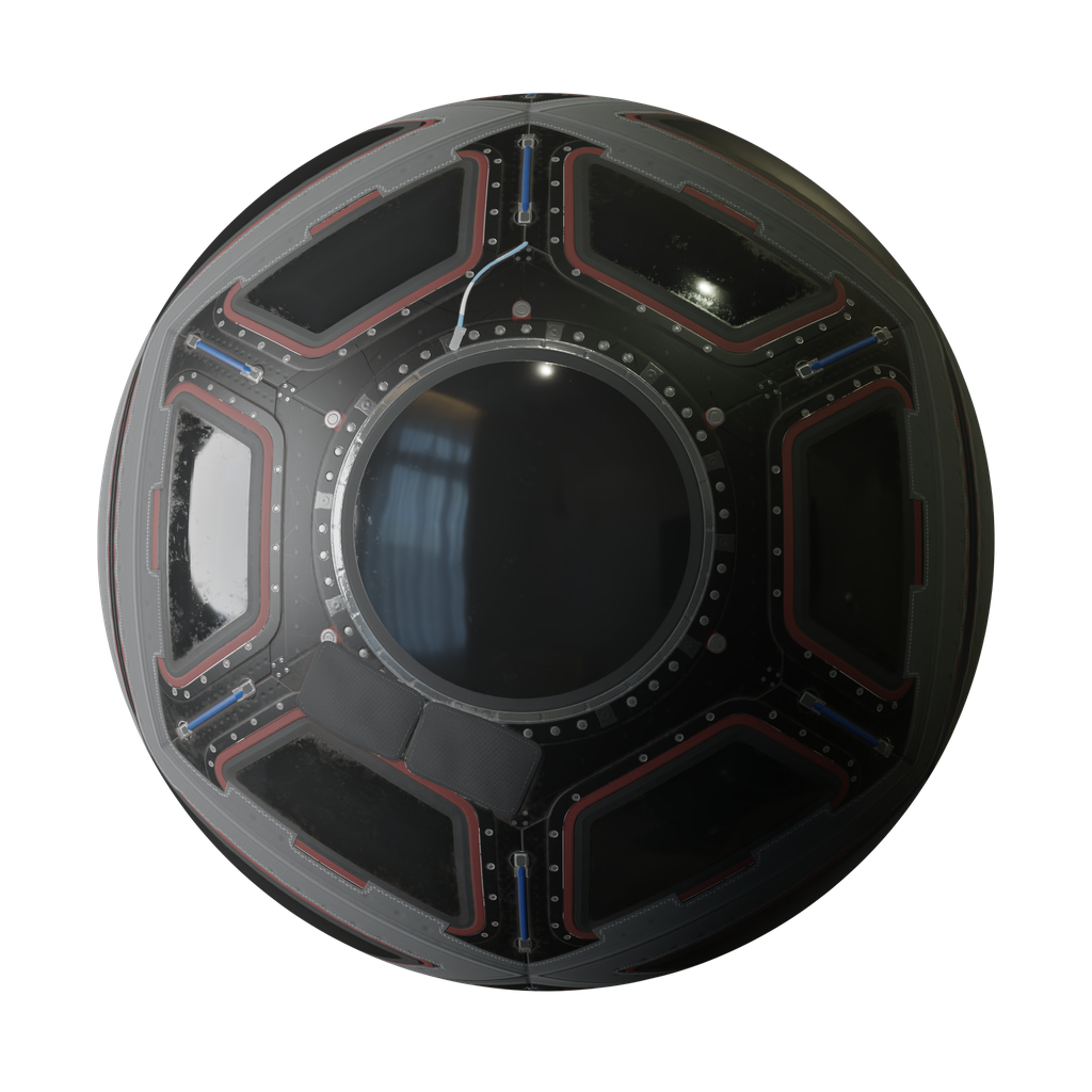 Spaceships door | FREE tech materials | BlenderKit