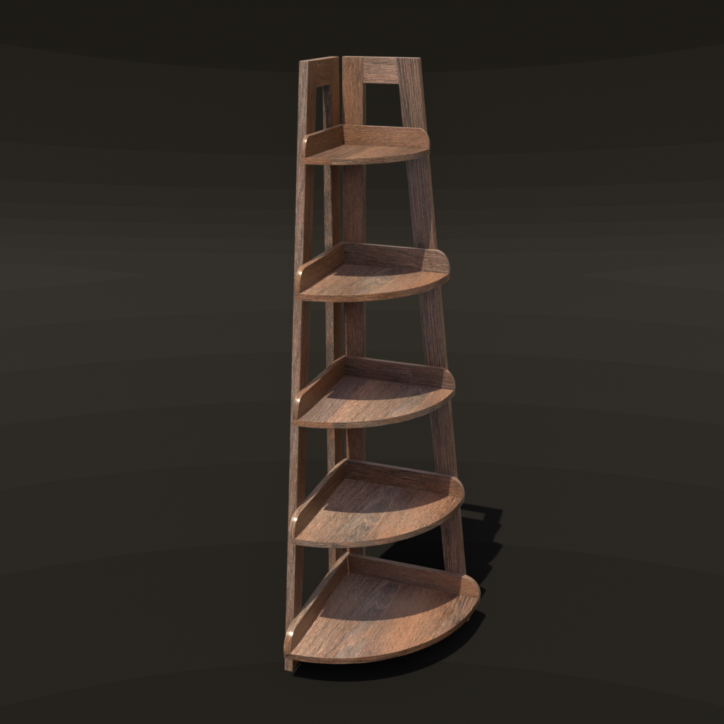 Corner Decor Stand | Office Furniture models | BlenderKit