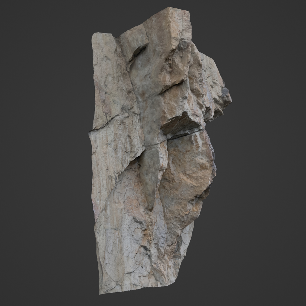 Rock Cliff Overhang Photoscan | Environment Elements models | BlenderKit