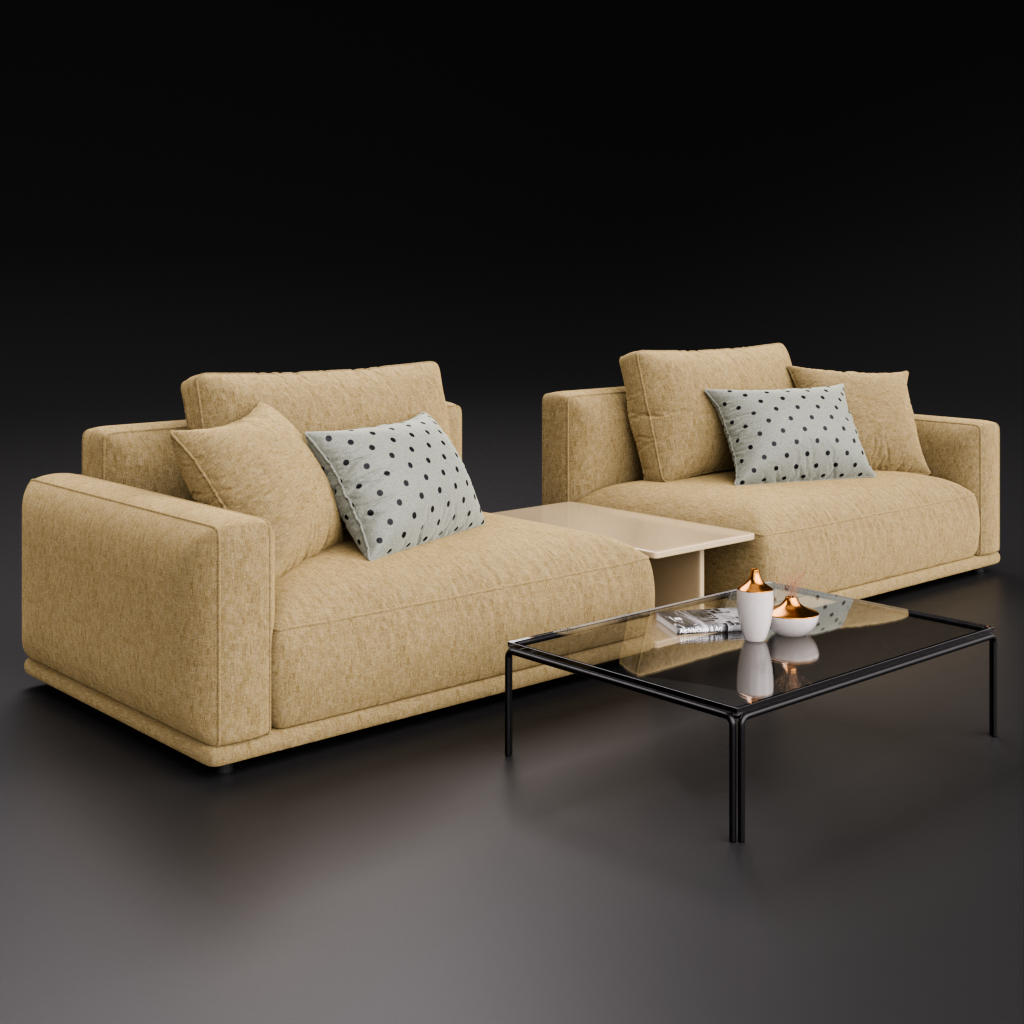 Sofa Eddie | Sofas models | BlenderKit