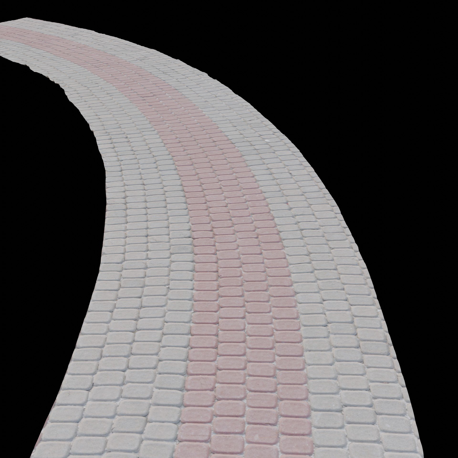 Curved path | FREE Floor Coverings models | BlenderKit