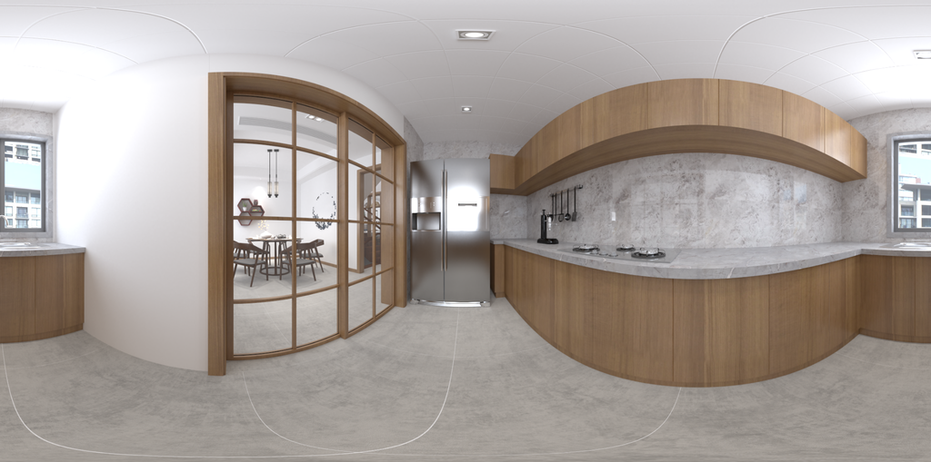 Kitchen | FREE Interiors HDRis | BlenderKit