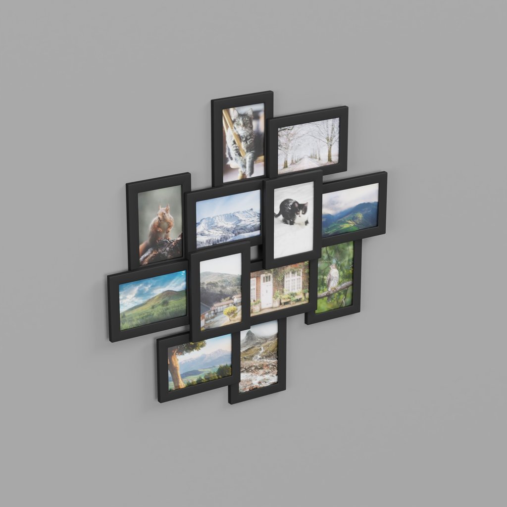 Photo collage | Decorative Pictures models | BlenderKit