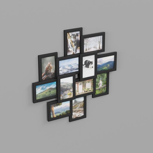 Photo collage | Decorative Pictures models | BlenderKit