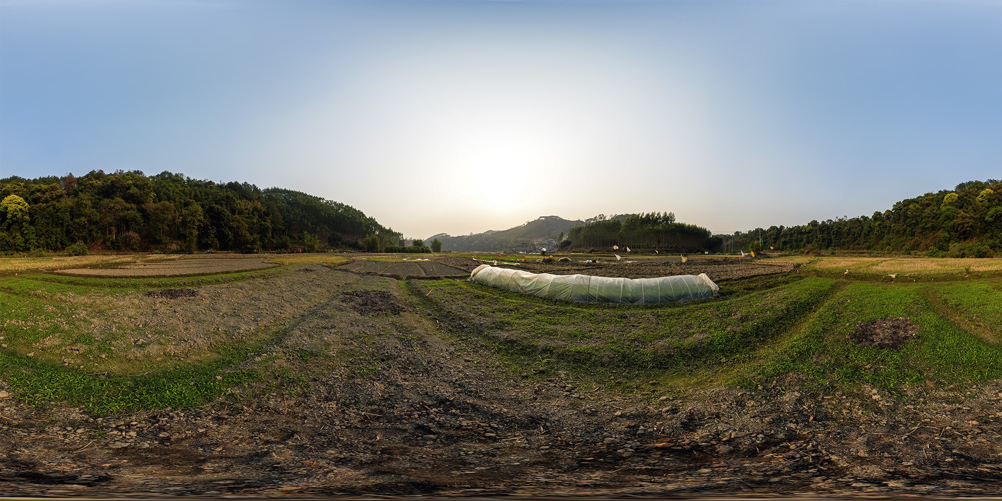 Dry land at sunset | Nature HDRis | BlenderKit