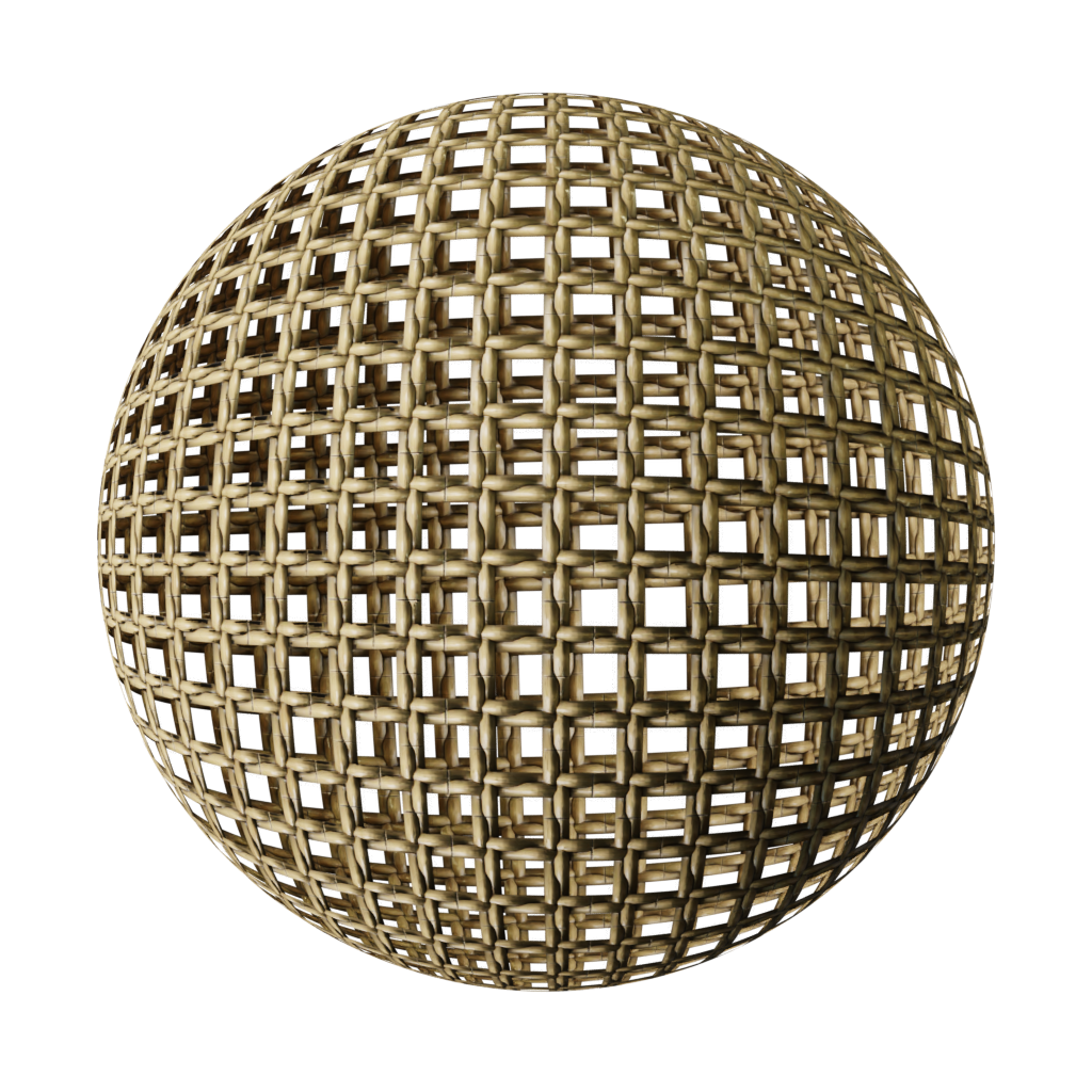 Wicker design | FREE wood materials | BlenderKit