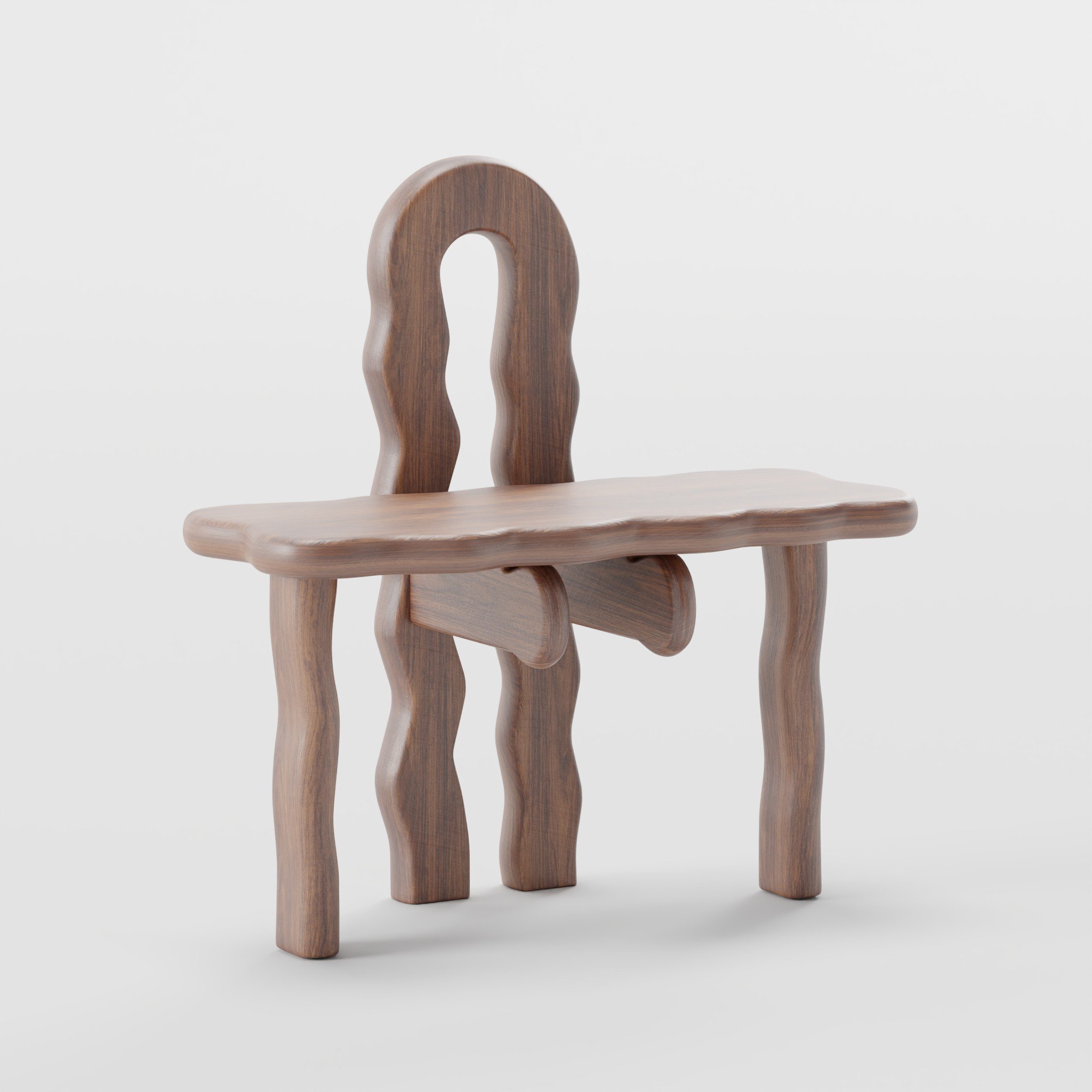 Dali bench | FREE Outdoor Furniture models | BlenderKit