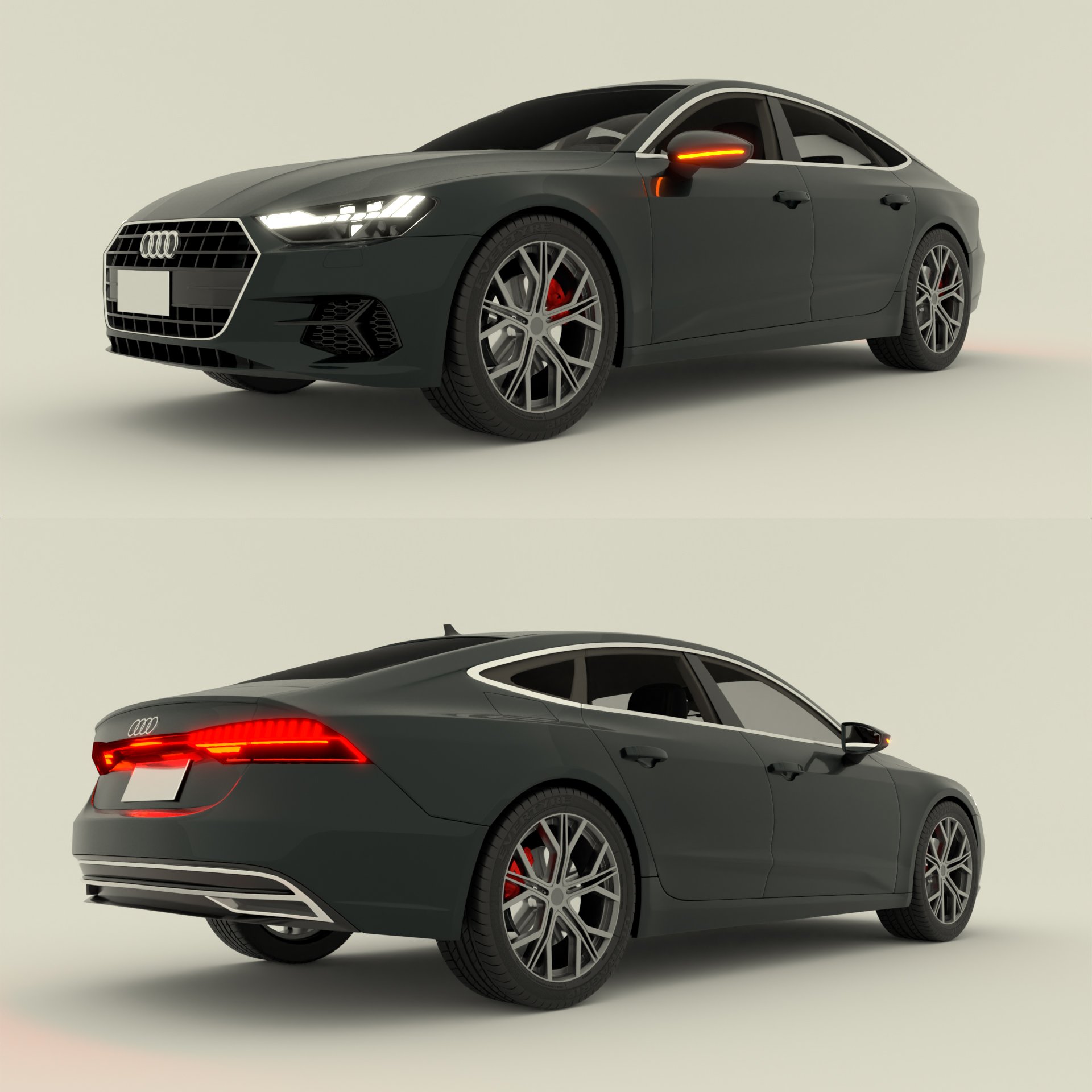 Audi A7 Sportback 2021 | Luxury Cars models | BlenderKit