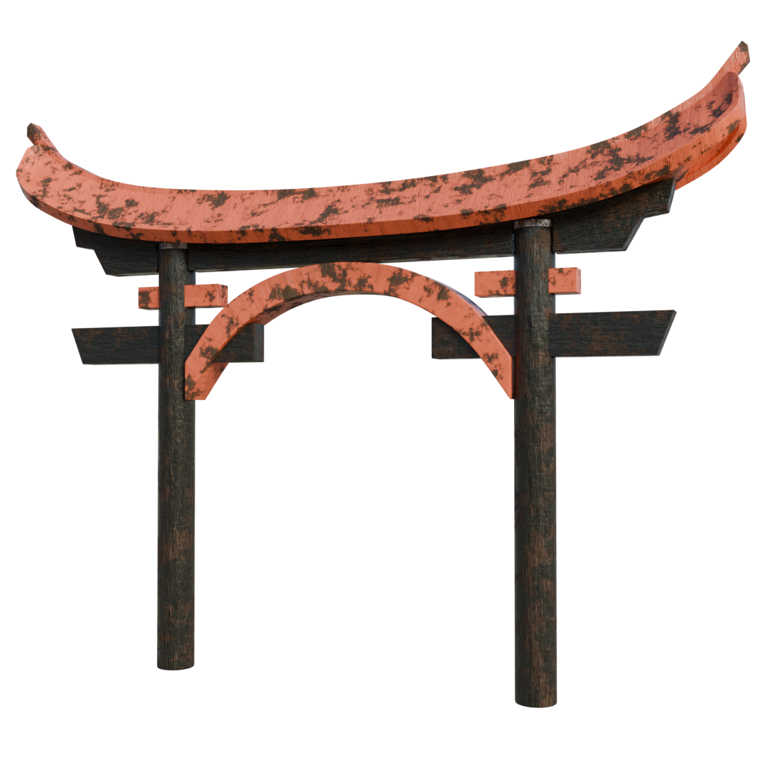 Torii 8 | FREE Architectural Structures models | BlenderKit
