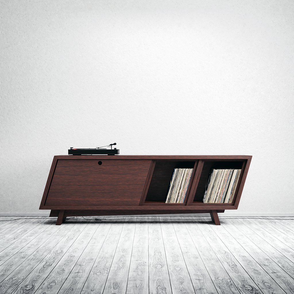 Cabinet for Record Player | Sideboard & Drawers models | BlenderKit