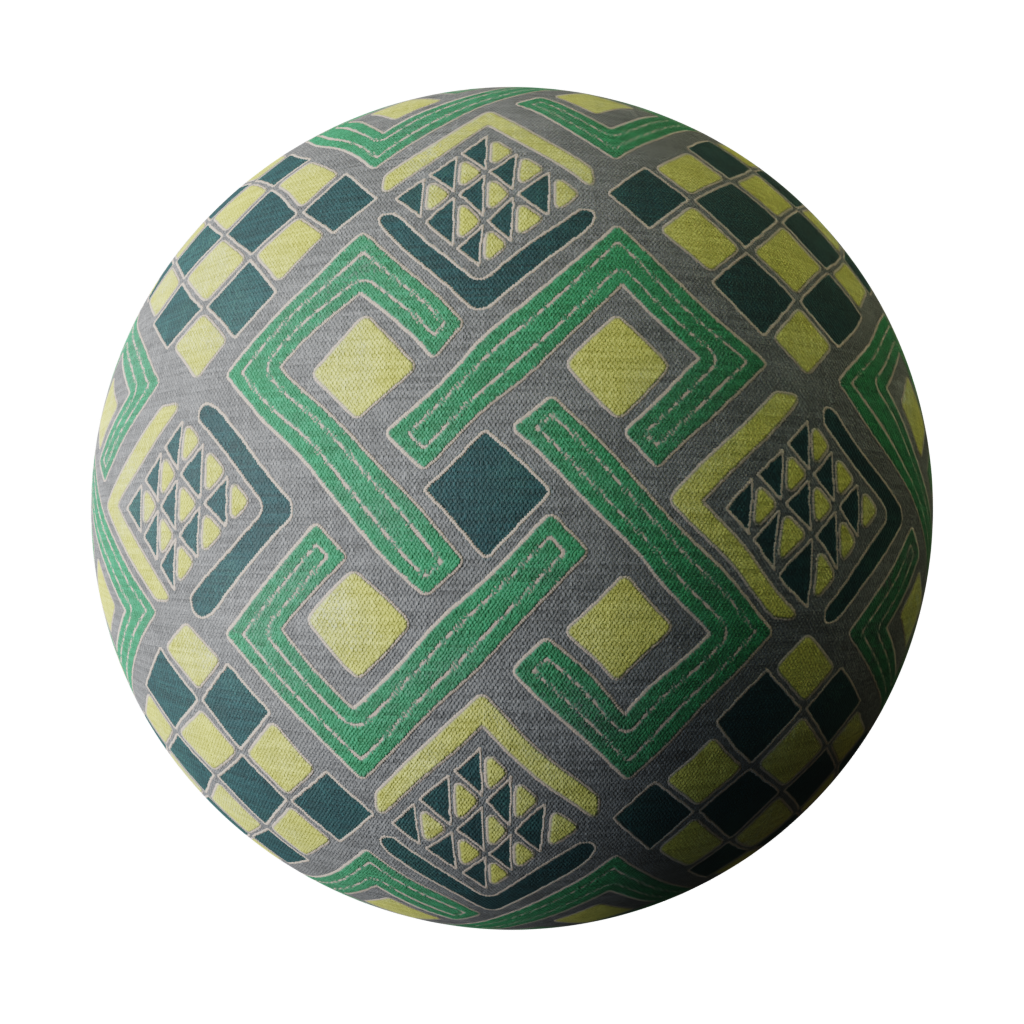 Fabric cuban patern verze4 | FREE fabric materials | BlenderKit